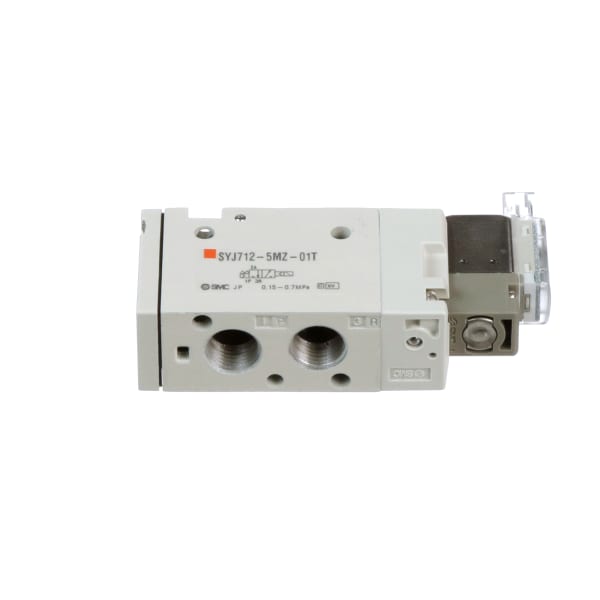 SMC Corporation - SYJ712-5MZ-01T - Valve, sol, NC, body pt, 24VDC, M plug, 1/8NPTF port - RS