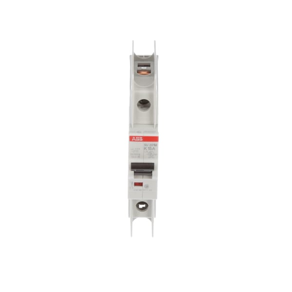 ABB - SU201M-K15 - Miniature Circuit Breaker K-Characteristic, 10kA, 15A, 1P UL489 - RS