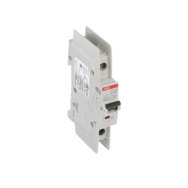 ABB - SU201M-K15 - Miniature Circuit Breaker K-Characteristic, 10kA, 15A, 1P UL489 - RS