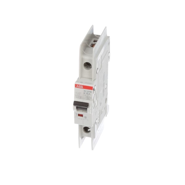 ABB - SU201M-K15 - Miniature Circuit Breaker K-Characteristic, 10kA, 15A, 1P UL489 - RS