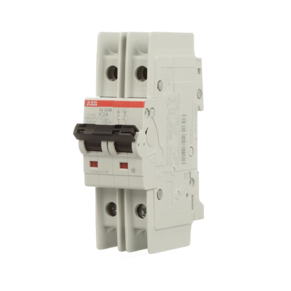 ABB - SU202M-K2 - Miniature Circuit Breaker, Rated Current 2 Amps, 2 Pole, 277/Y480 VAC - RS