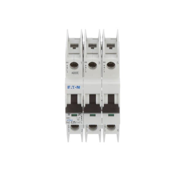 Eaton - Cutler Hammer - FAZ-C25/3-RT-L - Circuit Breaker;FAZ;C-Curve;3-Pole;25A;UL489 Branch ...