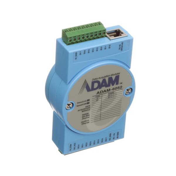 Advantech - ADAM-6052-D - Remote I/O Module, 16 Digital Iso Input/Output, Source, adrxo, ADAM ...