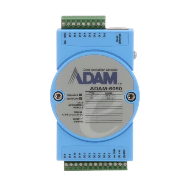 Advantech - ADAM-6050-D - Remote I/O Module, 18 Digital Isolated Input/Output, adrxo, ADAM-6000 ...