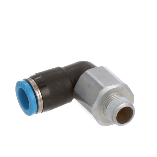 Festo - QSRL-1/8-8 - Tube Fitting, rotary, L, PBT, air, R1/8 maleto 8mm Push-in conn - RS