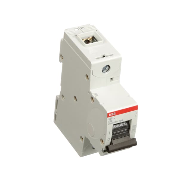ABB - S801C-K16 - Circuit Breaker, Miniature, 1 Pole, K Curve, 16A - RS
