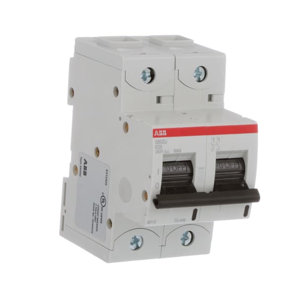 ABB - S802U-K25 - Circuit Breaker, S800U Miniature S MCB S800 2P K 25A - RS