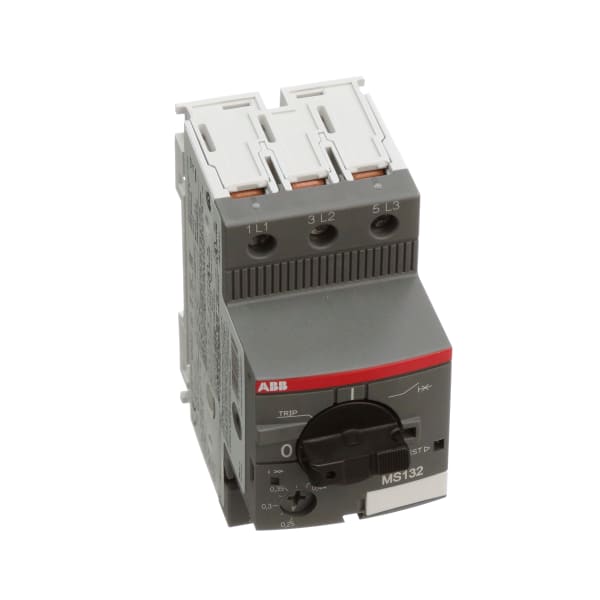 ABB - MS132-0.4 - Manual Motor Starter, 0.25-0.4A, 690V, Thermal/Magnetic, MS132 Series - RS