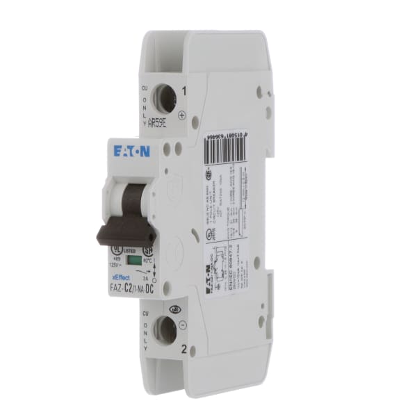 Eaton - Cutler Hammer - FAZ-C2/1-NA-DC-SP - Miniature Circuit Breakers, 2A, 3 Pole, C Curve, UL ...