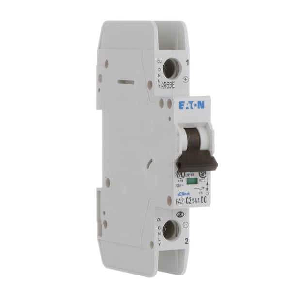 Eaton - Cutler Hammer - FAZ-C2/1-NA-DC-SP - Miniature Circuit Breakers, 2A, 3 Pole, C Curve, UL ...