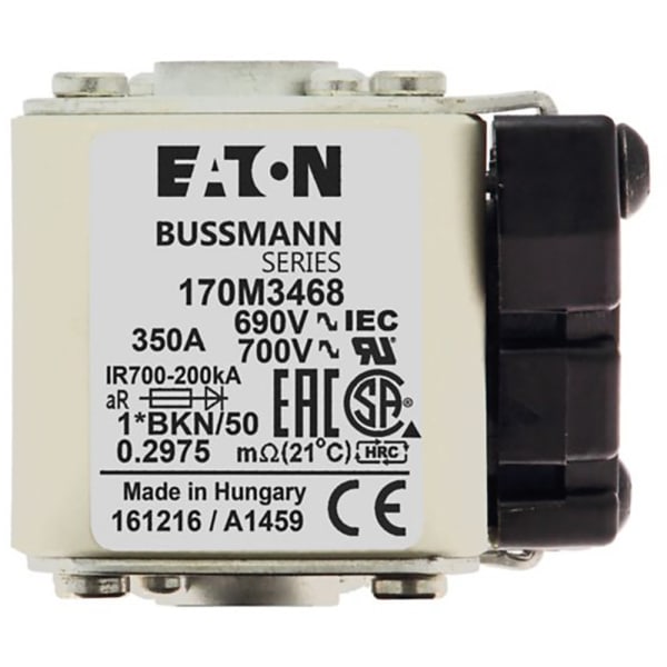 Bussmann by Eaton - 170M3468 - FUSE 350A 690V 1BKN/50 AR UC - RS