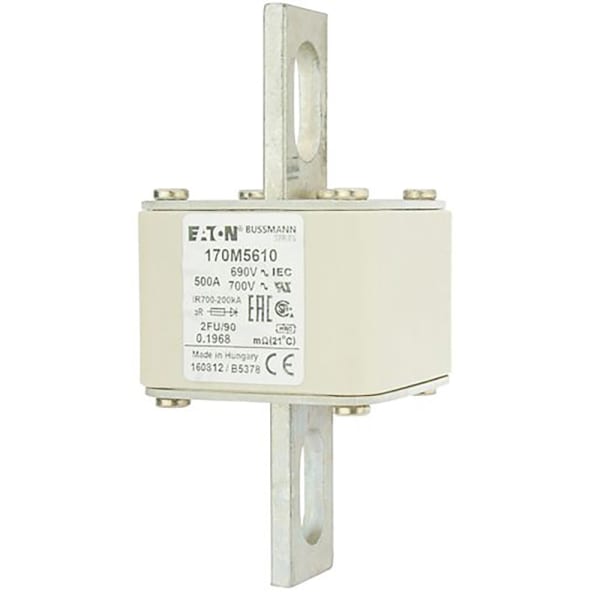 Bussmann by Eaton - 170M5610 - FUSE 500A 690V 2FU/90 AR UC - RS