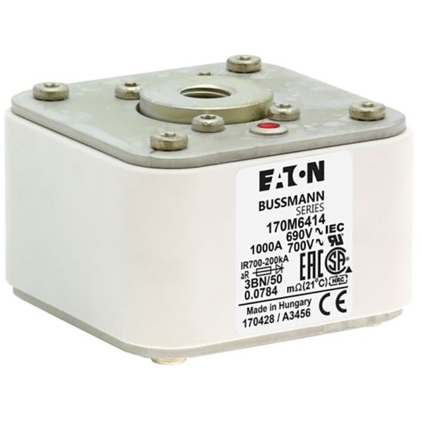 Bussmann by Eaton - 170M6414 - FUSE 1000A 690V 3BN/50 AR UC - RS