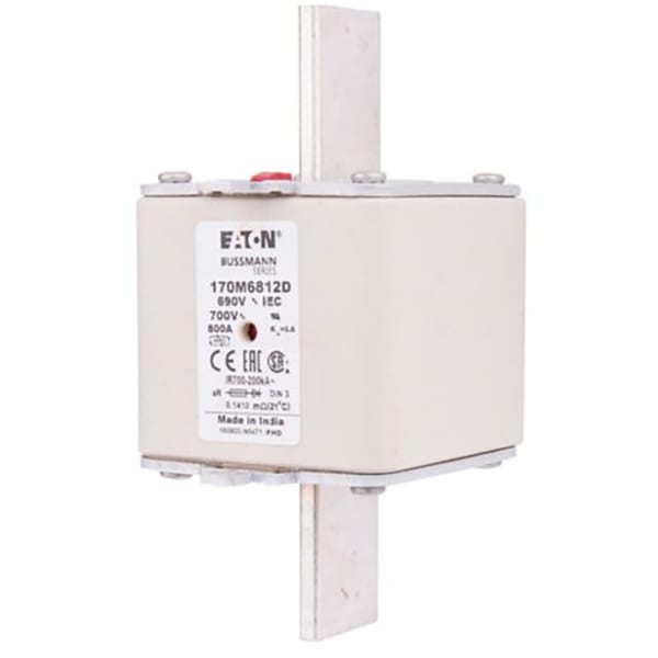 Bussmann by Eaton - 170M6812D - FUSE 800A 690V aR DIN 3 HSDNH - RS
