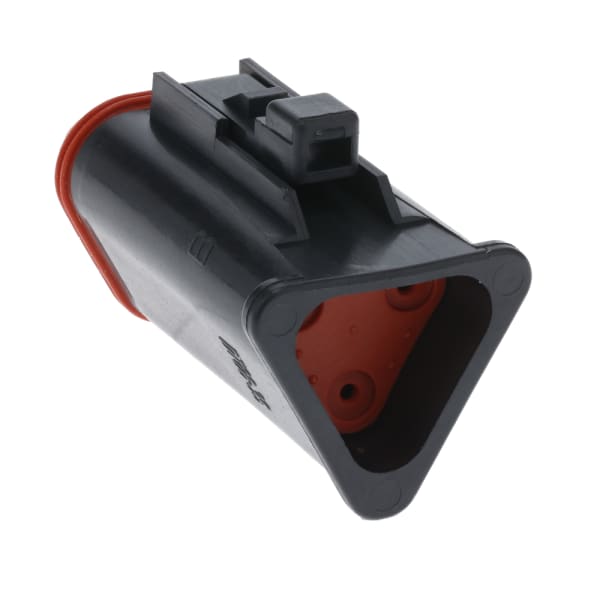 TE Connectivity - DT06-3S-P032 - Plug, Housing for Female Terminals, Contacts 3, Gray, PA GF, DT ...