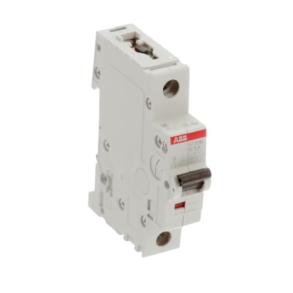 ABB - ST201M-K5 - Circuit Breaker, Miniature, DIN Rail Mount, K Curve, 1 Pole, 5A - RS