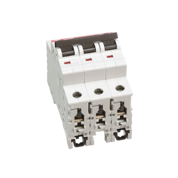 ABB - ST203M-D63 - Circuit Breaker, Miniature, DIN Rail Mount, D Curve, 3 Pole, 63A - RS