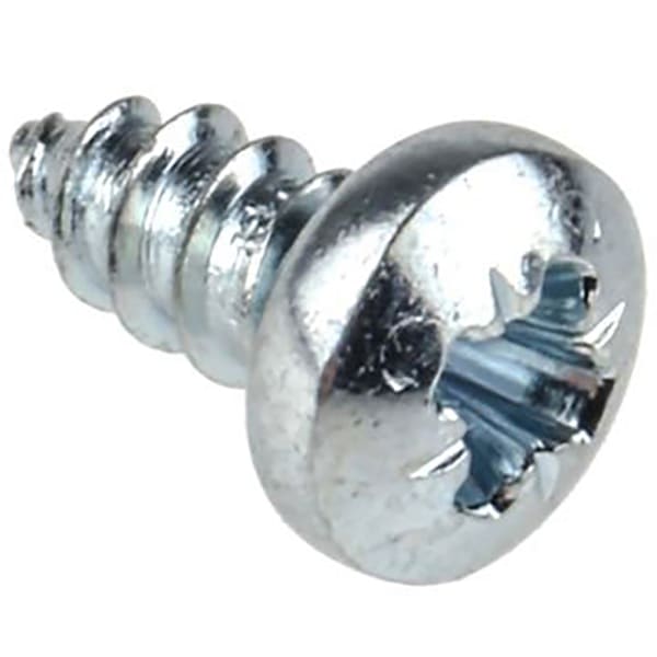 RS PRO - 5465604 - Screw, Bright Zinc Plated Steel, Self-Drilling, Self-Tapping, # 4x1/4in x 6 ...