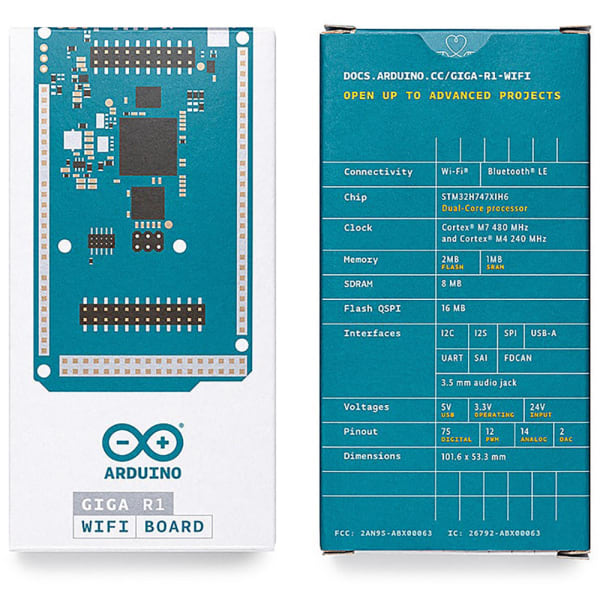 Arduino - ABX00063 - Arduino GIGA R1 WiFi Board - RS