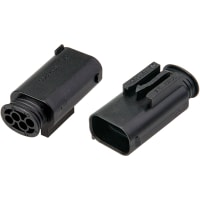 TE Connectivity - 1-967640-1 - Micro Quadlock System Series, 4 Way Socket Housing - RS