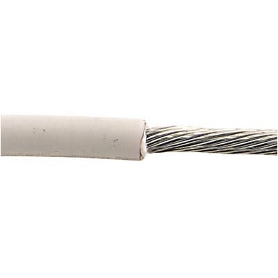 Belden - 9918 009100 - Hook-Up Wire, 18 AWG, 16x30, TC, White PVC, 300V, 9918 Series - RS
