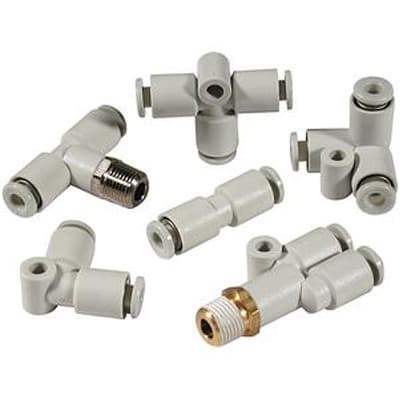 SMC Corporation - KQ2L06-M6 - One-Touch Fitting, Male Elbow, Metric, 6 mm Tube, M6 x 1-in. Port ...