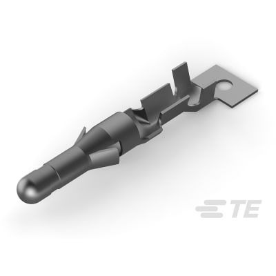 TE Connectivity - 350418-1 - Connector, Pin & Socket, 18-24AWG, Male Pin, Crimp, Brass, Mate-N ...