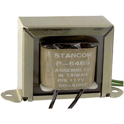 Stancor - P-6469 - Transformer, Power, Bobbin, 1, Freq 50/60Hz, Pri 117VAC, Sec 25.2VAC, Sec 1A - RS