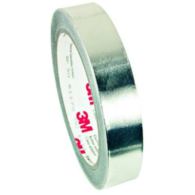 3M - 1170-1/4"X18YD - EMI Aluminum Foil Shielding Tape 1/4 in x 18 yd (6,35 mm x 16,5 m) 3.2 mm - RS