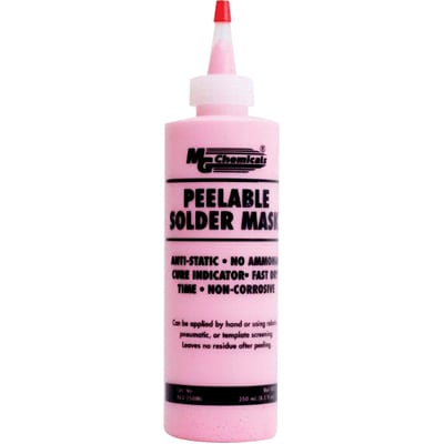 MG Chemicals - 862-250ML - Solder Mask; Peelable; pink latex; anti-static; non corrosive; 8.8oz ...