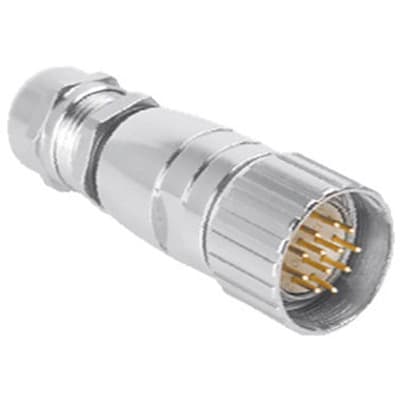 Turck - CSS 19-0 - Connector, M23 Male Straight, Field Attachable, 19 ...
