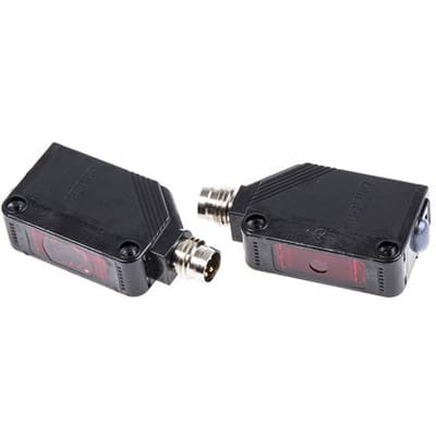 Omron Automation - E3Z-LT86 - Photoelectric Sensor, Laser, Thru Beam, PNP, 60m, M8 connector ...