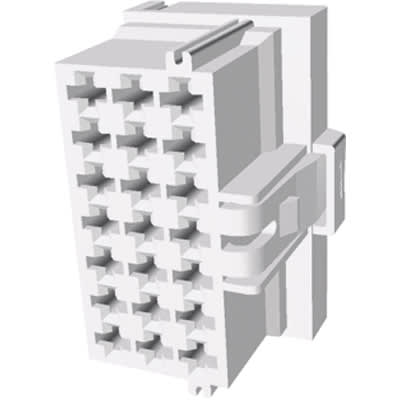 TE Connectivity - 7-968975-1 - AMP MCP 2.8 Series, 21 Way Cable Mount Socket Housing - RS