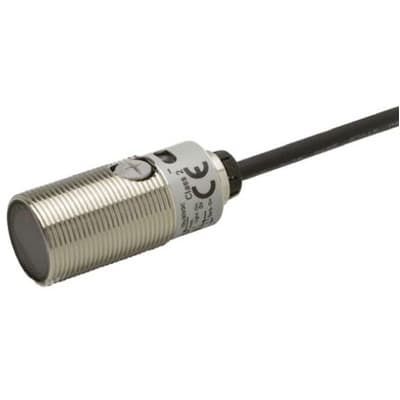 Omron Automation - E3FB-DN11 2M - Diffuse PE Sensor 100 mm Detection Range,NPN Output,Barrel ...