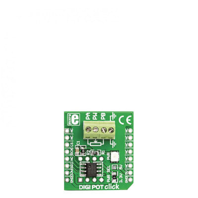 MikroElektronika - MIKROE-923 - Digital Potentiometer, Development Tools DIGIPOT click MIKROBUS ...