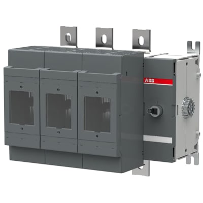 ABB - OS800L30 - Fusible Disconnect switch 800A 3 Poles 600VAC, Panel Mount, L Fuse, UL98 - RS