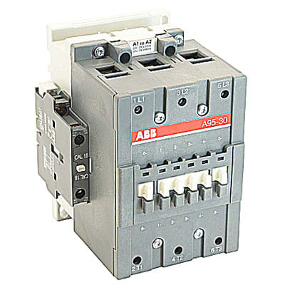 ABB - A95-30-11-80 - Contactor,NEMA,3 Pole,95A,230-240VAC@60Hz,220-230VAC@50Hz Coil,DIN/Panel ...