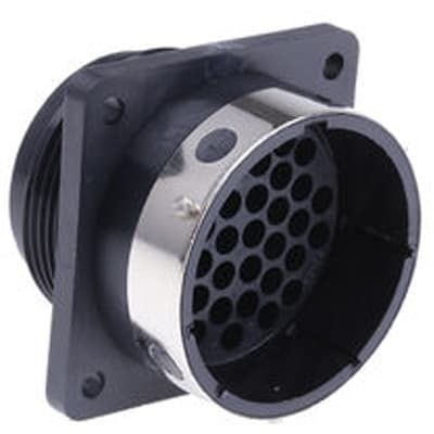 ITT Cannon - 192926-0490 - ITT Cannon, 35 Pole Panel Mount Connector Socket, Male Contacts - RS