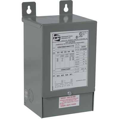 Hammond Power Solutions - C1F005XES - Transformer, Potted, 1PH, 190/200/220/380/400/416Vi, 120 ...