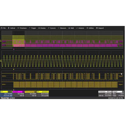 Teledyne LeCroy - WS3K-EMB - I2C, SPI, UART and RS-232 Trigger and Decode Package; WaveSurfer ...