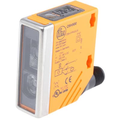 ifm efector - O5H500 - Diffuse PE Sensor 50 to 1800 mm Detection Range, PNP Output, Block Style ...