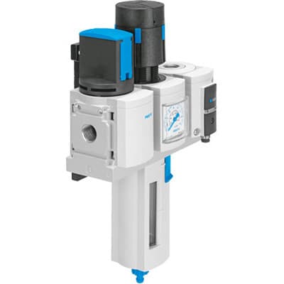 Festo - MSB4-1/4:C3:J1:F12-WP - Air Preparation Combination Unit, For Use W/ MS Series Service ...