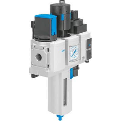 Festo - MSB6-1/2:C3:J1:D14-WP - Air Preparation Combination Unit, For Use W/ MS Series Service ...