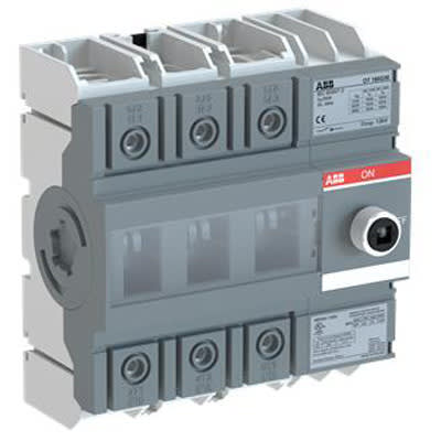 ABB - OT160G30 - Non-Fused Disconnect switch 160A 3 Poles 600VAC, DIN Rail / Panel Mount , UL508 ...