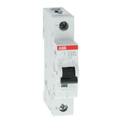 ABB - S201MUC-K63 - Circuit Breaker S200 MINI S NEW GEN MCB S200MUC 1P K 63A AC/DC - RS