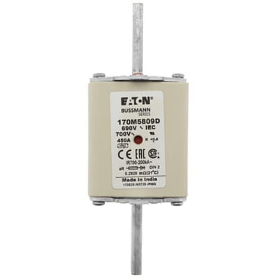 Bussmann by Eaton - 170M5809D - FUSE 450A 690V aR DIN 2 HSDNH - RS