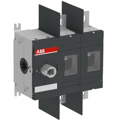 ABB - OT400U02 - Non-Fused Disconnect switch 400A 2 Poles 600VAC, Panel Mount , UL98 - RS