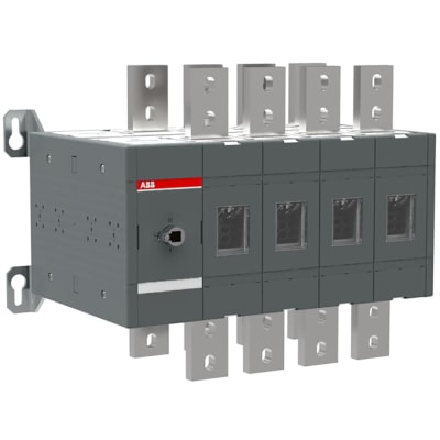 ABB - OT1600E04C - Non-Fused Disconnect switch 1600A 4 Poles 600VAC, Panel Mount, IEC 60947-3 - RS