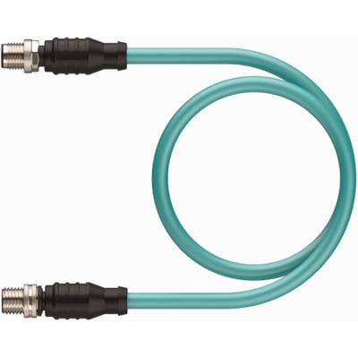 Turck - RSSX RSSD 441-3M - Cordset;M12;Male to Male;48V;0.5A;2UTPx24AWG;IP67;3m;100010202 - RS