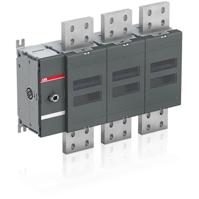 ABB - OT4000E03 - Non-Fused Disconnect switch 4000A 3 Poles 600VAC, Panel Mount, IEC 60947-3 - RS